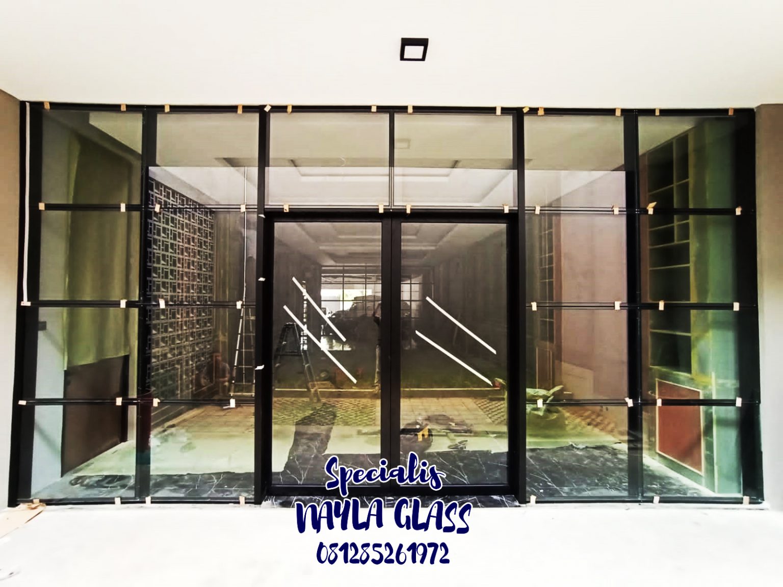 Jual Partisi Pintu Kaca Tempered – Harga Terbaik - NAYLA GLASS